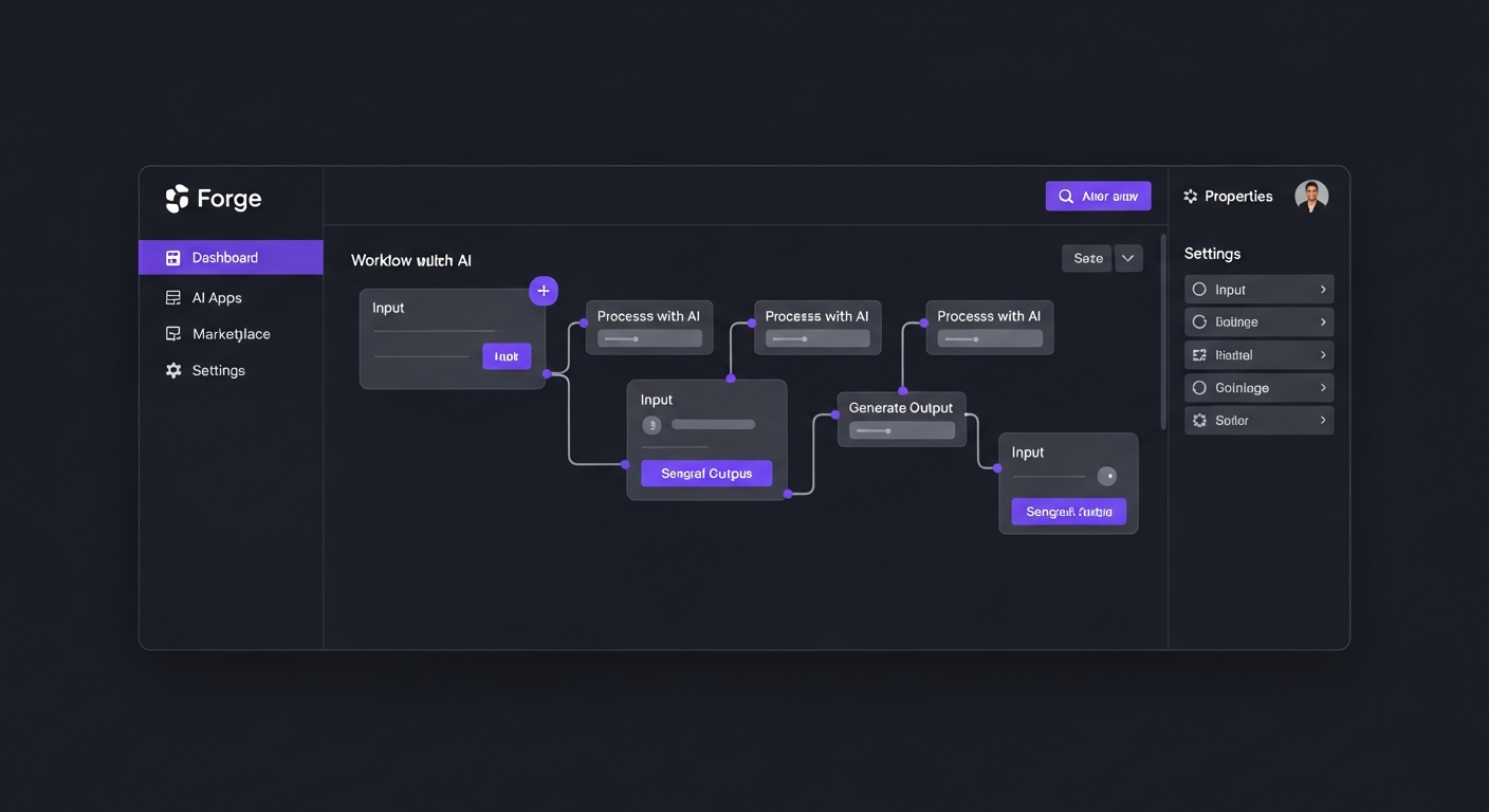 Forge - Build AI Workflows with Any Model